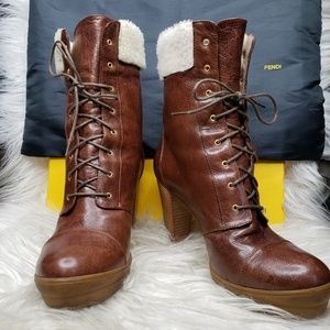 Fendi | Shoes | Authentic Fendi Tronchetto Booties | Poshmark